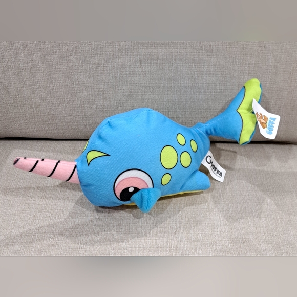 Goffa | Toys | Goffa Blue Narwhal Plush 2 Stuffed Toy Nwt | Poshmark